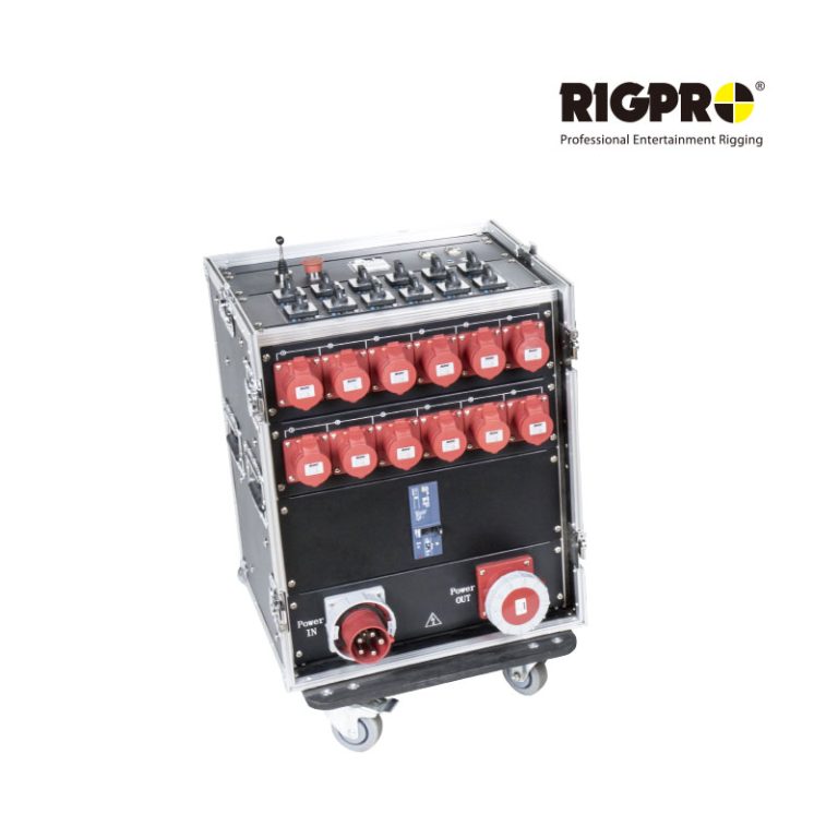 CHC-124RSX-3P 24回路机柜集成式电葫芦控制器(含航空箱) (直接控制) – RIGPRO舞台电动葫芦 – 固凯