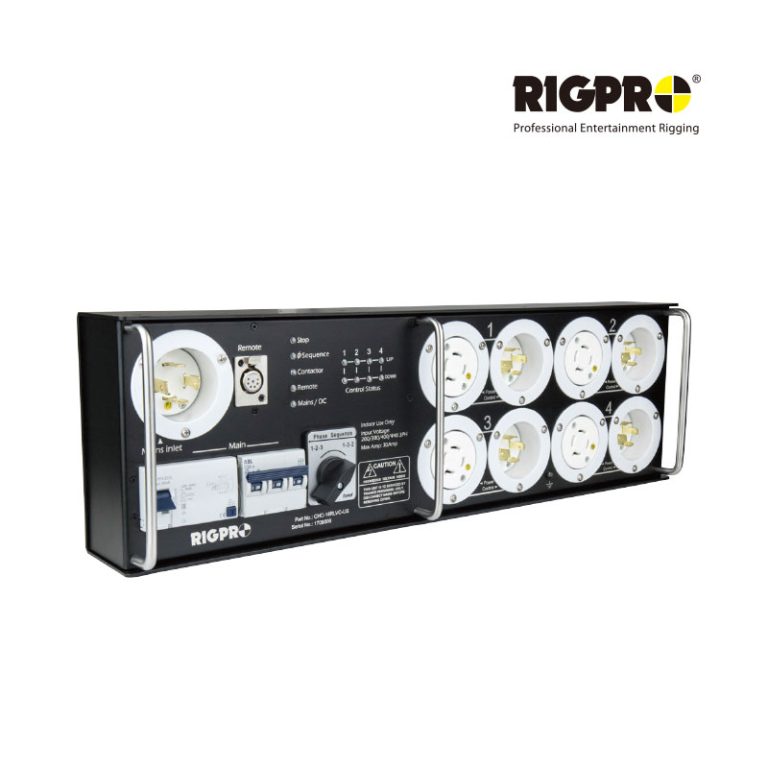 CHC-124RSX-3P 24回路机柜集成式电葫芦控制器(含航空箱) (直接控制) – RIGPRO舞台电动葫芦 – 固凯